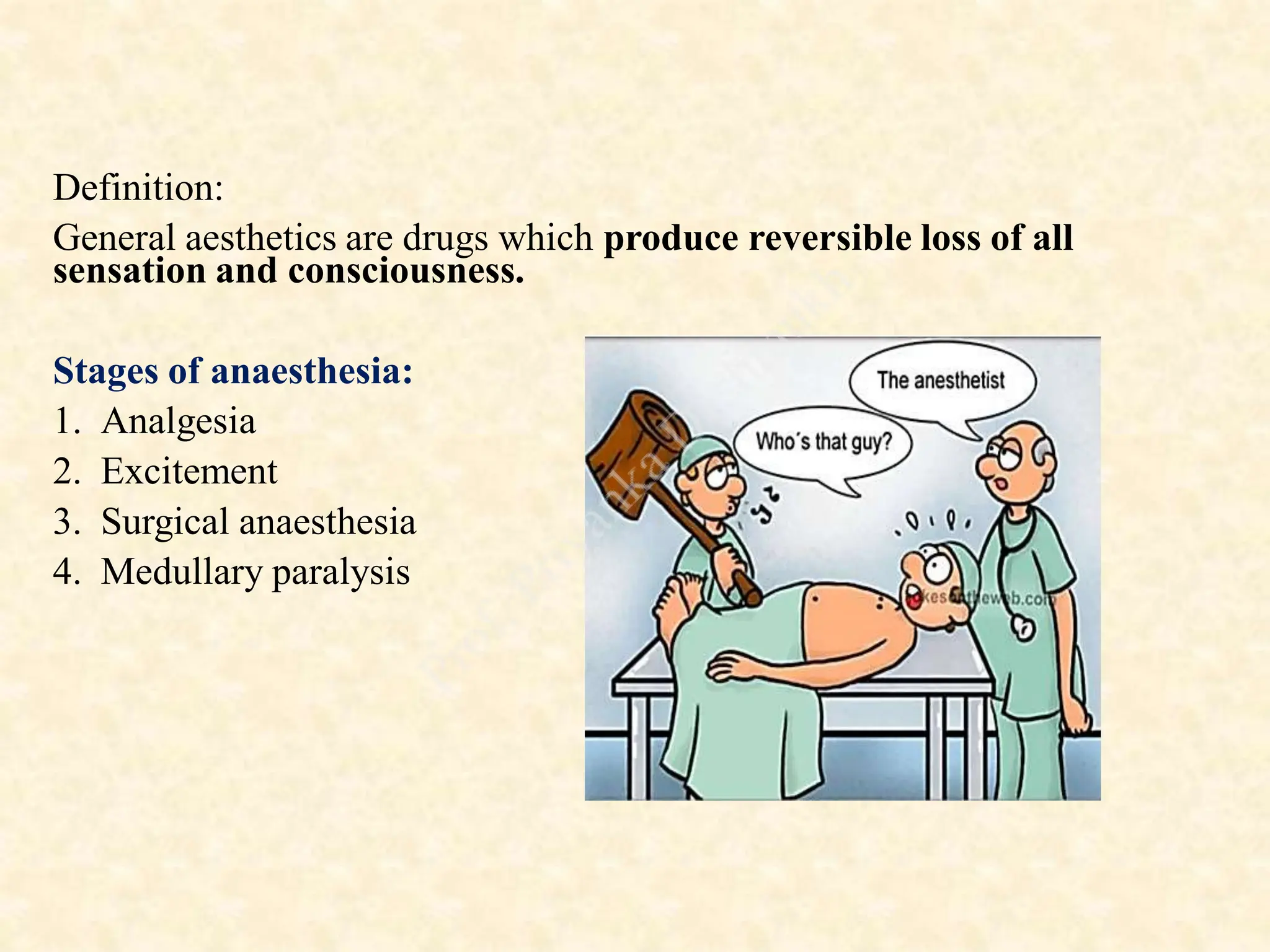 General Anaesthesia | PDF | Pharmaceutical Drugs | Medical Health