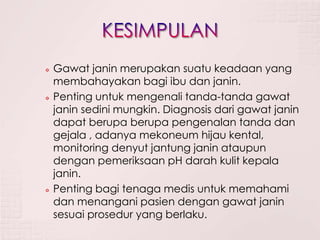 Gawat janin | PPTX