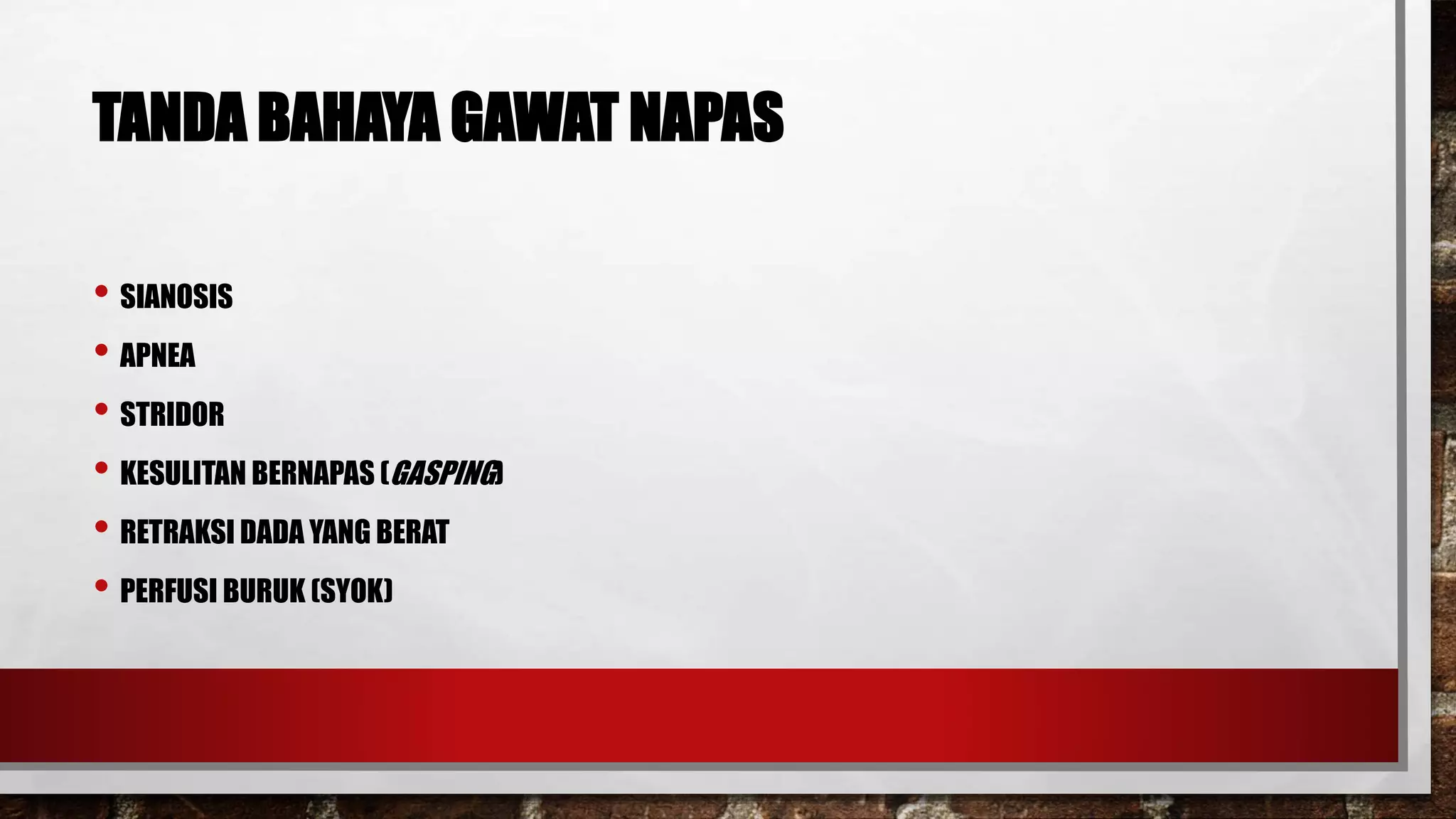 Tatalaksana Gawat Nafas Pada Neonatus | PPTX