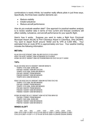 General Aviation Pilot’s Guide to Preflight Weather Planning, Weather ...