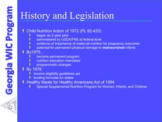 Georgia WIC Program | PPTX