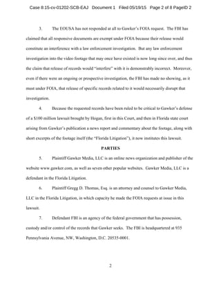 Gawkers foia-complaint | PDF