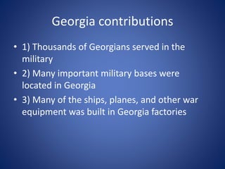 World War II and Georgia | PPTX