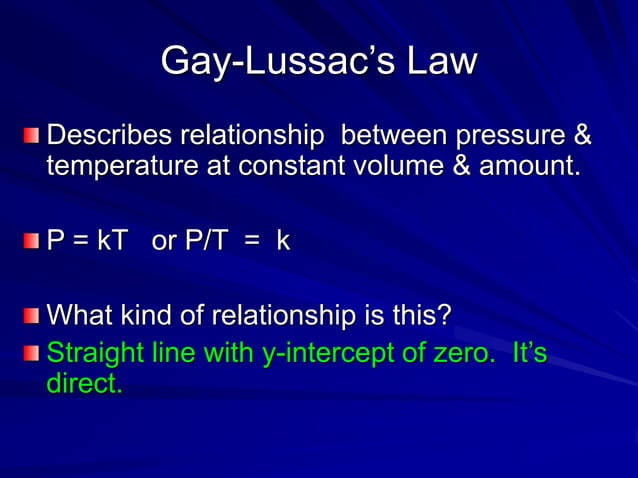 Gas Laws Explained Gay-Lussac-Law-new.ppt | Physics | Science