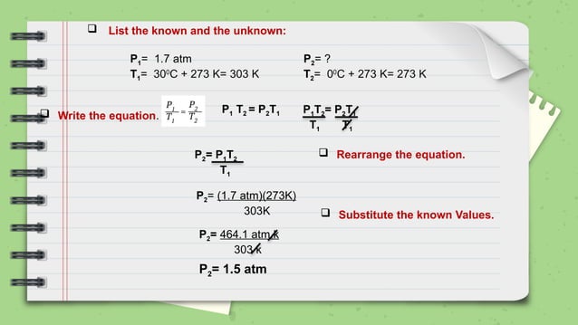 Gas laws(gay Lussac's and combined gas laws)pptx | PPTX
