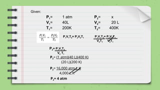 Gas laws(gay Lussac's and combined gas laws)pptx | PPTX