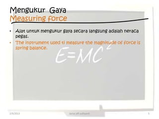 Gaya (FORCE) | PPT