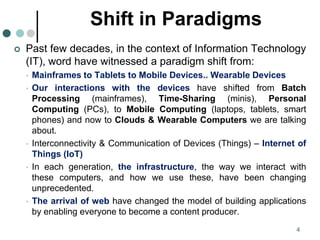 Digital India: Use of Technology For Transforming Society | PPT