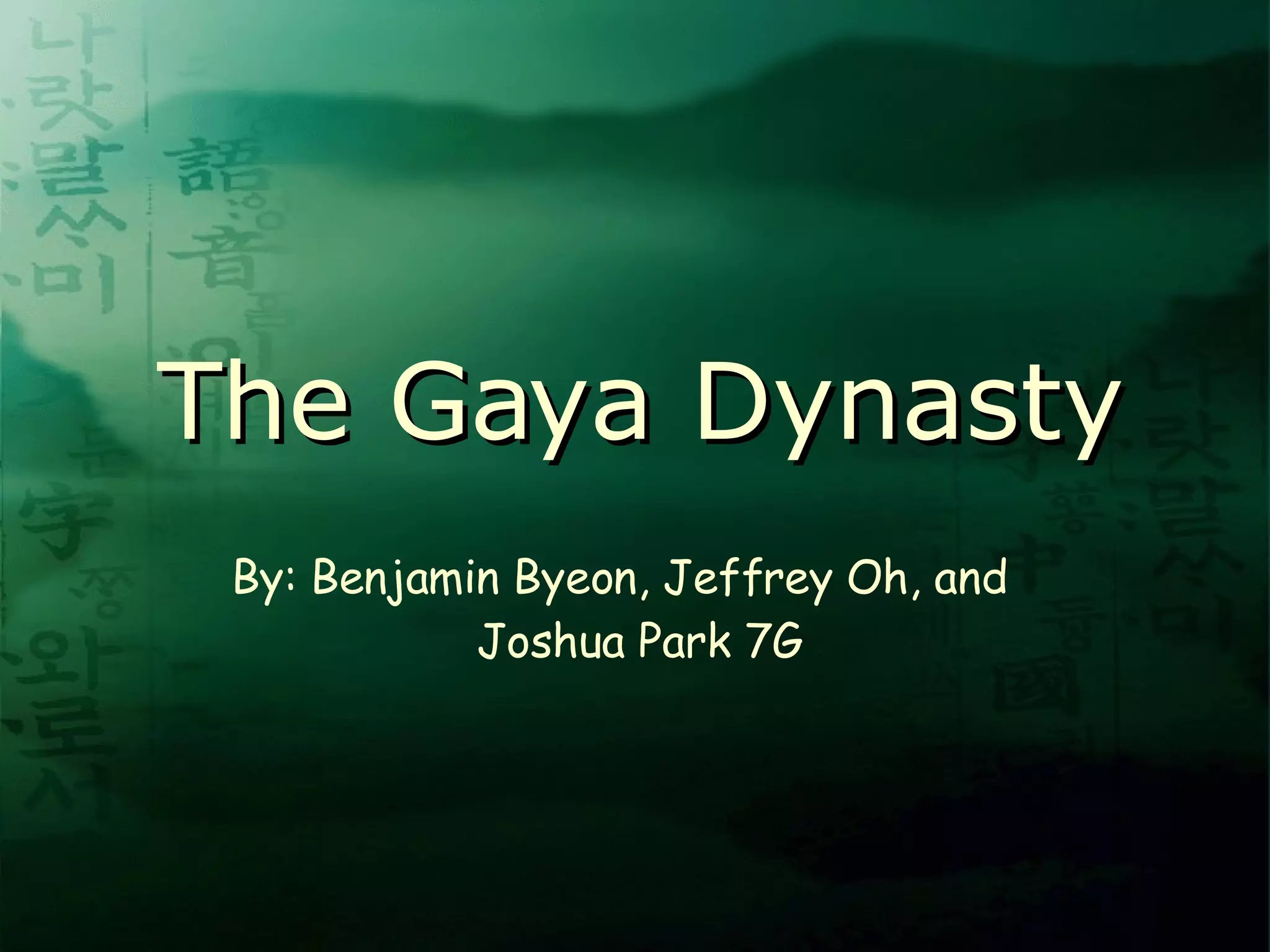 Gaya Final Project | PPT