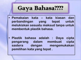 Gaya bahasa | PPTX