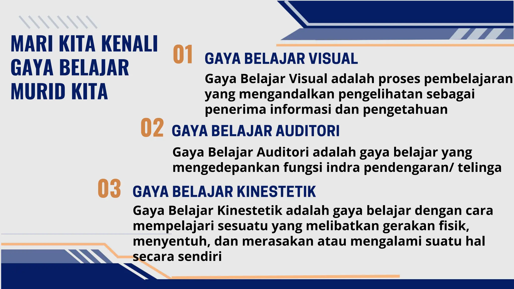 Mengenal Gaya belajar Murid Belajar.pptx