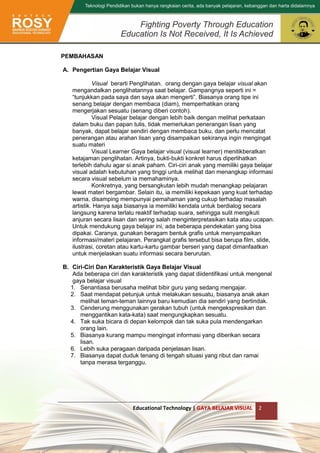 Gaya belajar visual | PDF