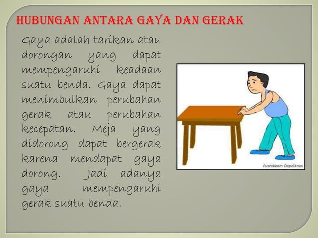 Gaya dan gerak | PPTX