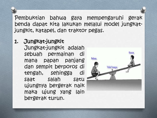 Gaya dan gerak | PPTX