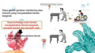Gaya dan Gerak pada benda materi dasar persiapan olimpiade | PPTX