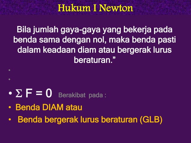 Gaya dan Hukum Newton | PPTX