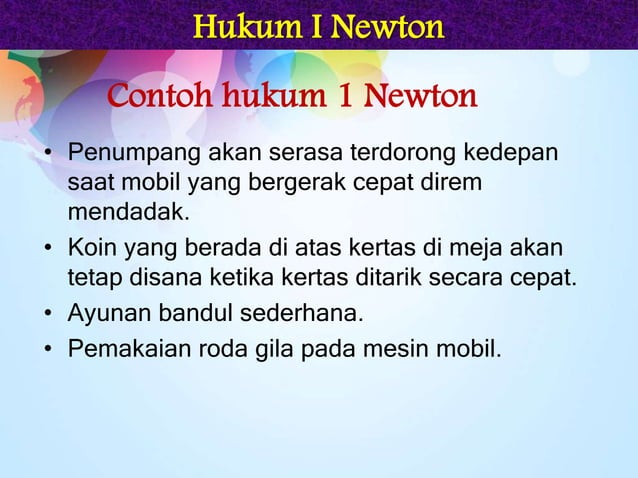 Gaya dan Hukum Newton | PPTX