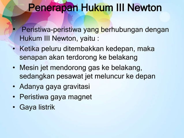 Gaya dan Hukum Newton | PPTX