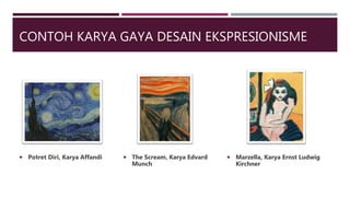 Gaya desain Art Nouveau & Ekpresionisme | PPT
