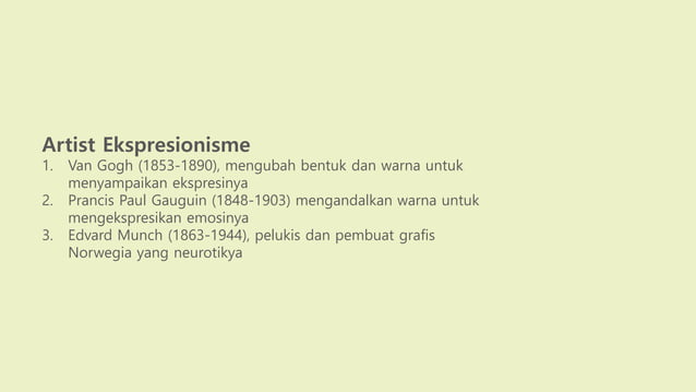 Gaya desain art nouveau dan ekspresionisme | PPT