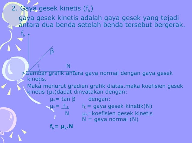Gaya gesek | PPT