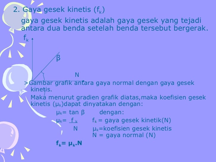 Gaya gesek..............