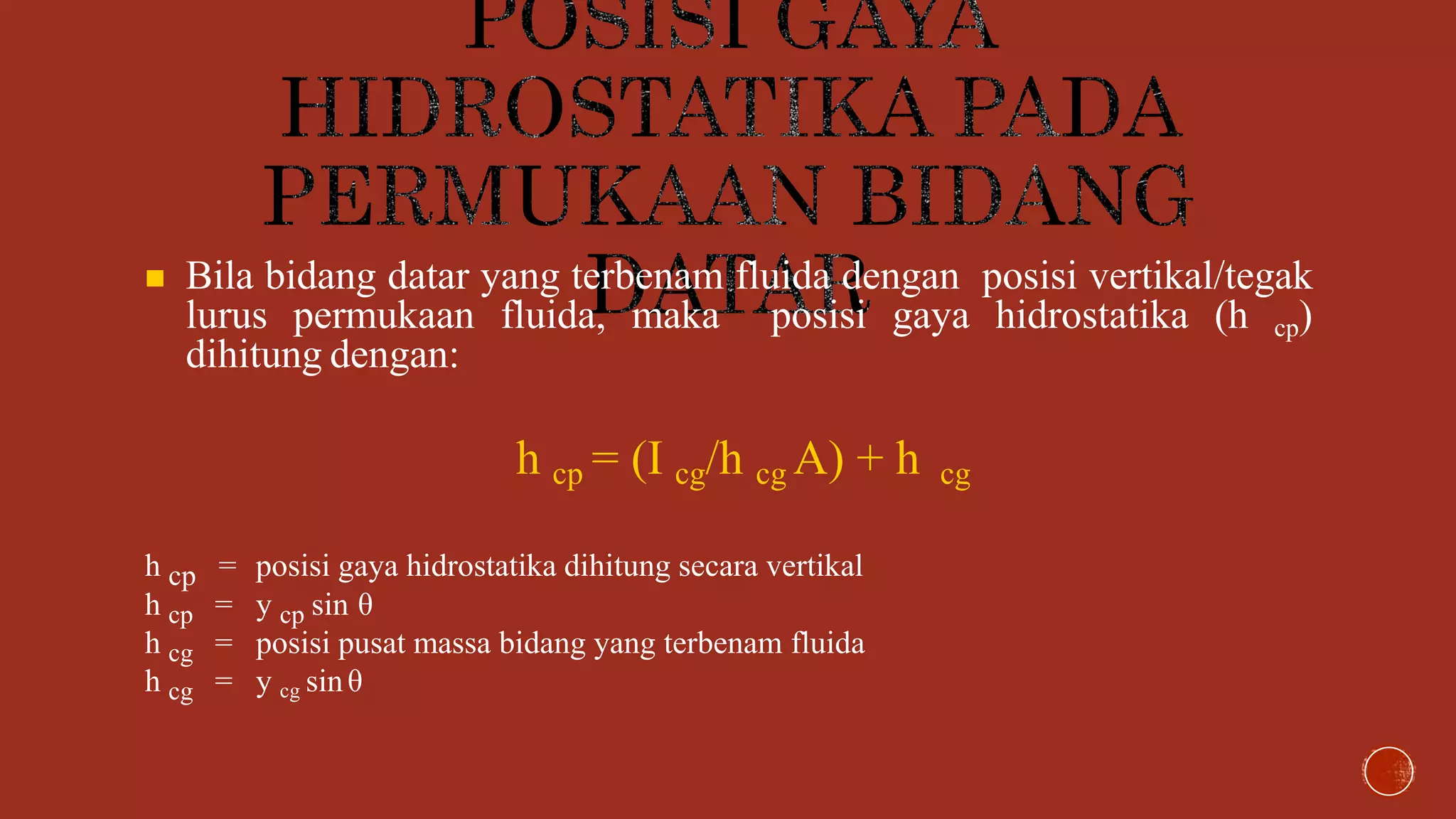 Gaya hidrostatika bidang datar minggu 3.pptx