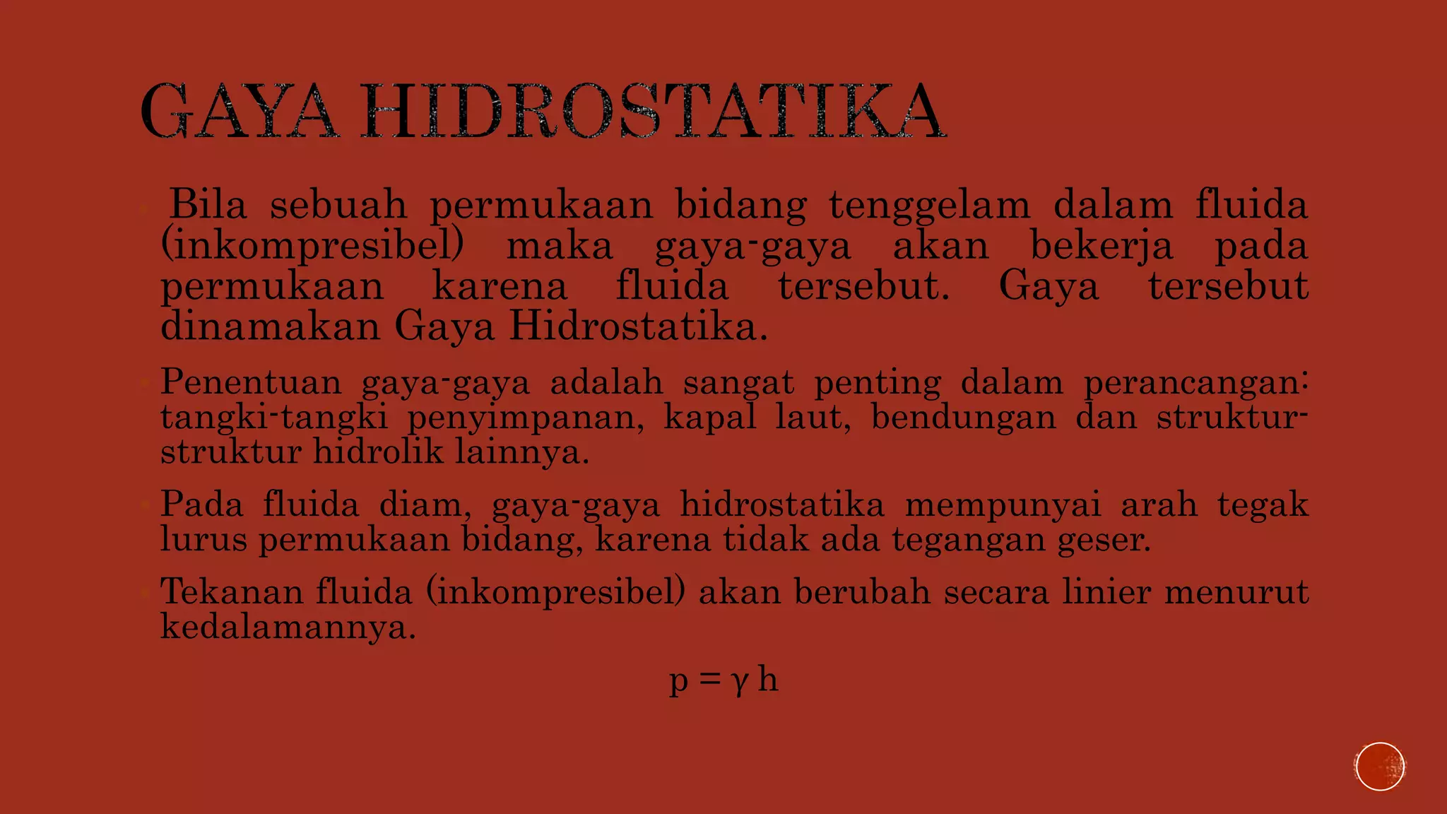 Gaya hidrostatika bidang datar minggu 3.pptx