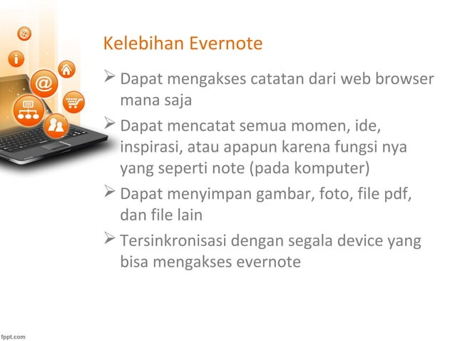 Gaya hidup baru dengan evernote | PPT