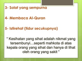 ~Gaya hidup sehat~ | PPT