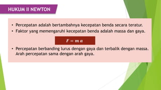 MATERI GAYA DAN HUKUM NEWTON SMP UNTUK KELAS 7.pptx