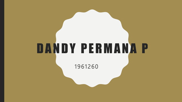 Gaya kepemimpinan dandy | PPTX