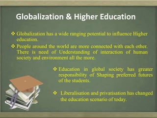 Globalization & Higher Education | PPTX