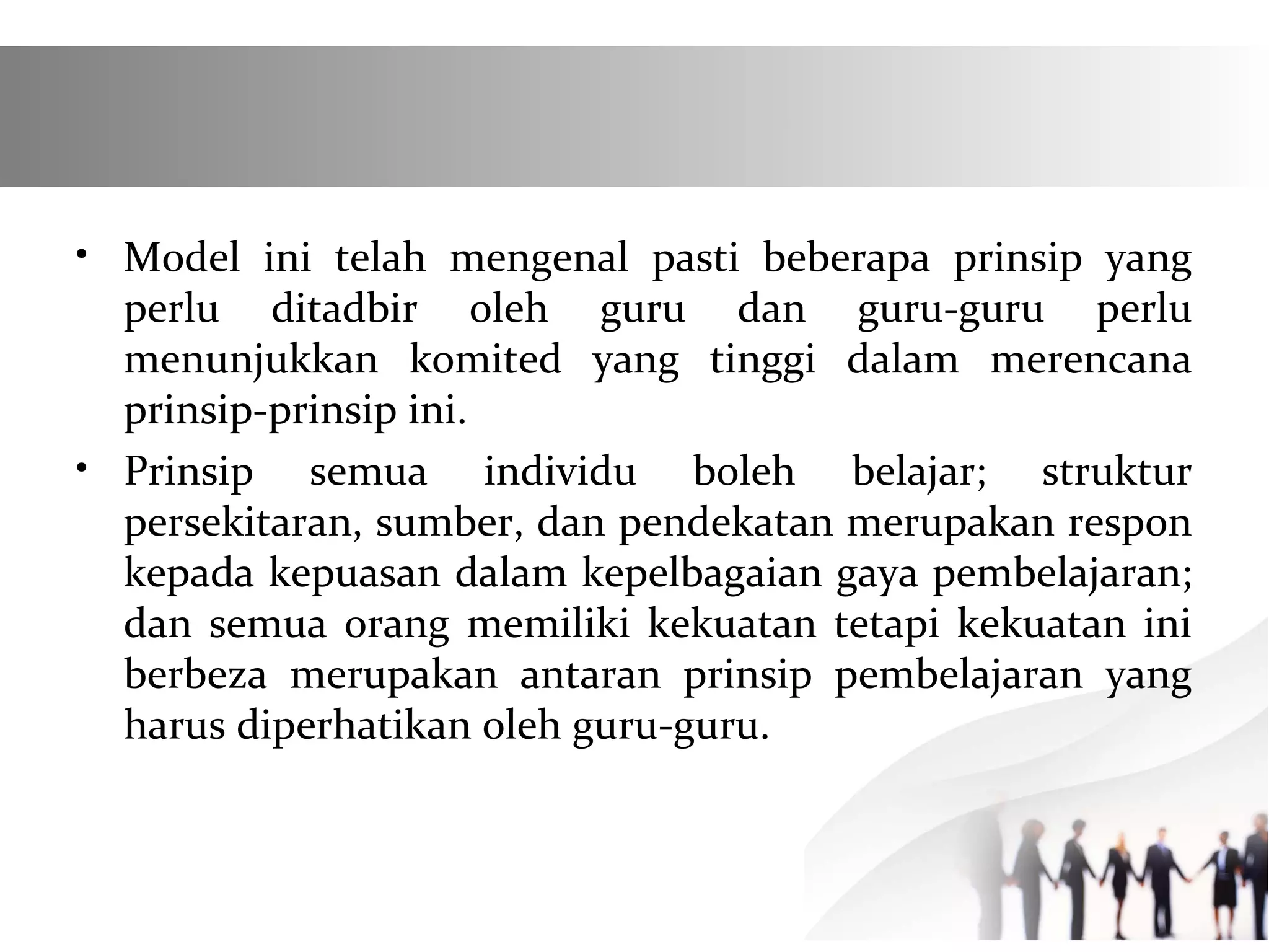 Gaya Pembelajaran Model Dunn & Dunn | PPT