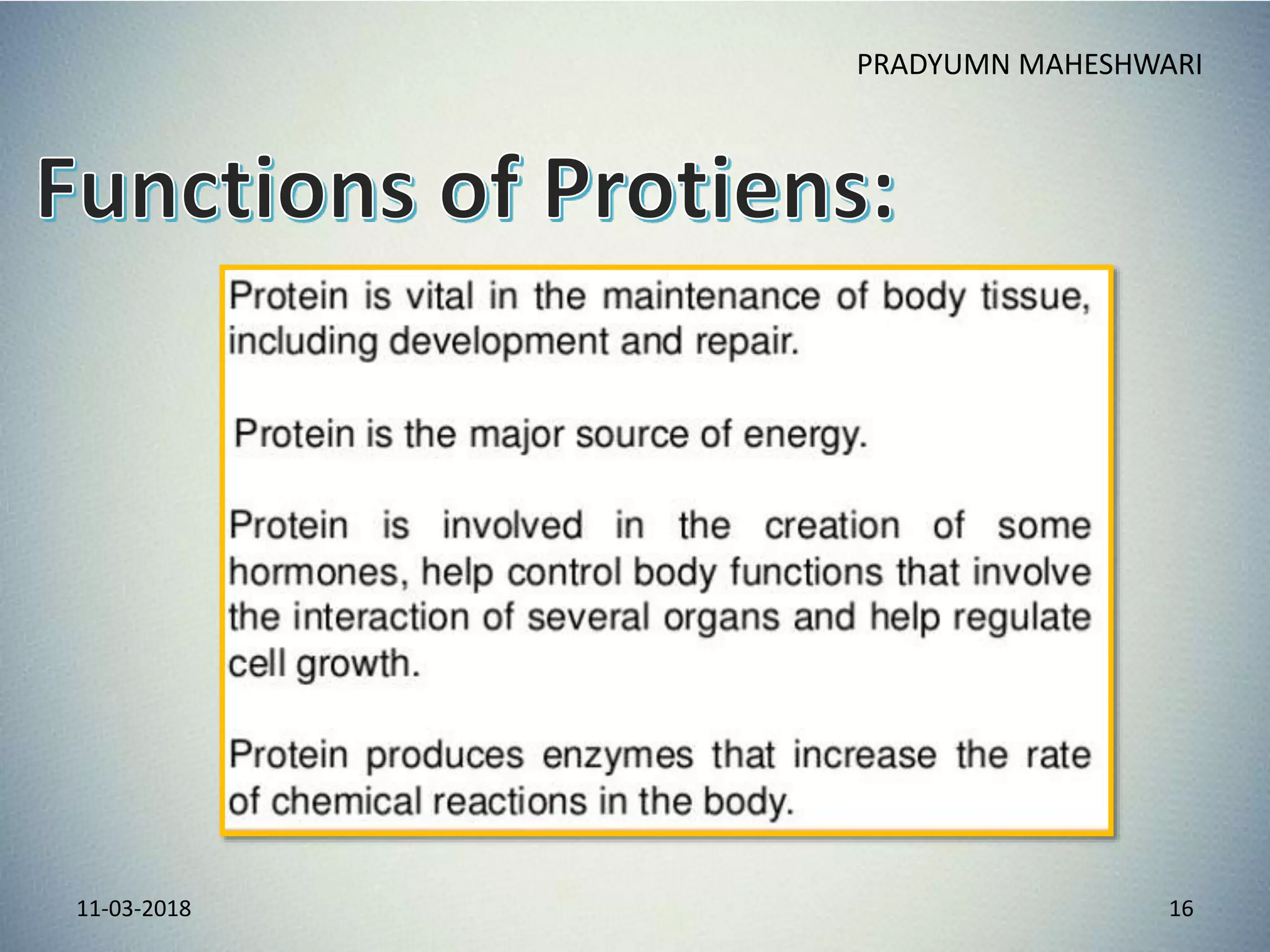 Structure and Functions of Proteins | PPT
