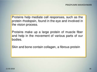 Structure and Functions of Proteins | PPT