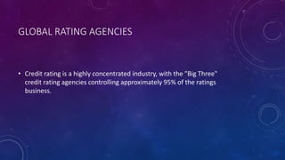 DEBT RATING INSTRUMENTS | PPT