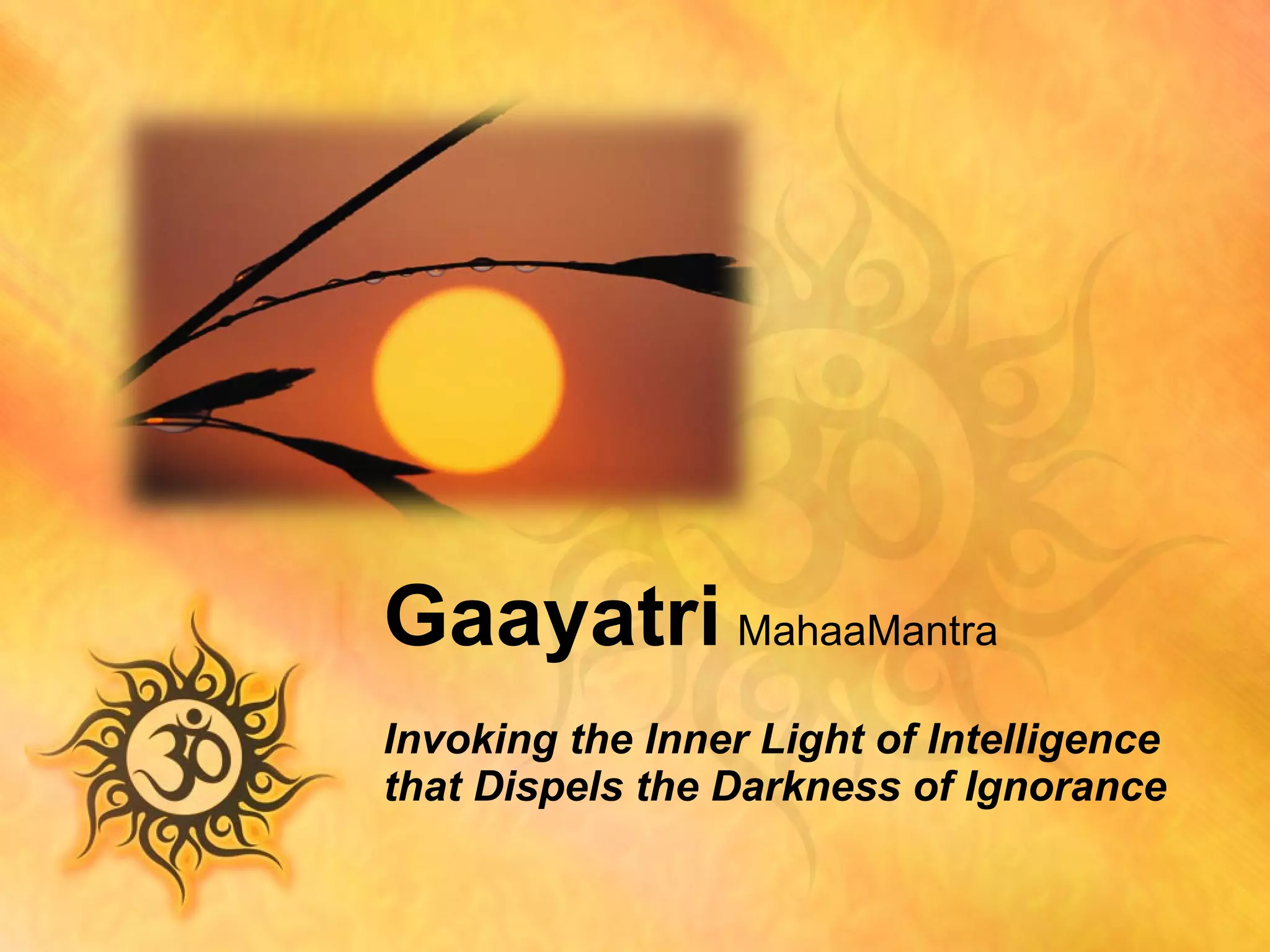 Gayatri | PPT