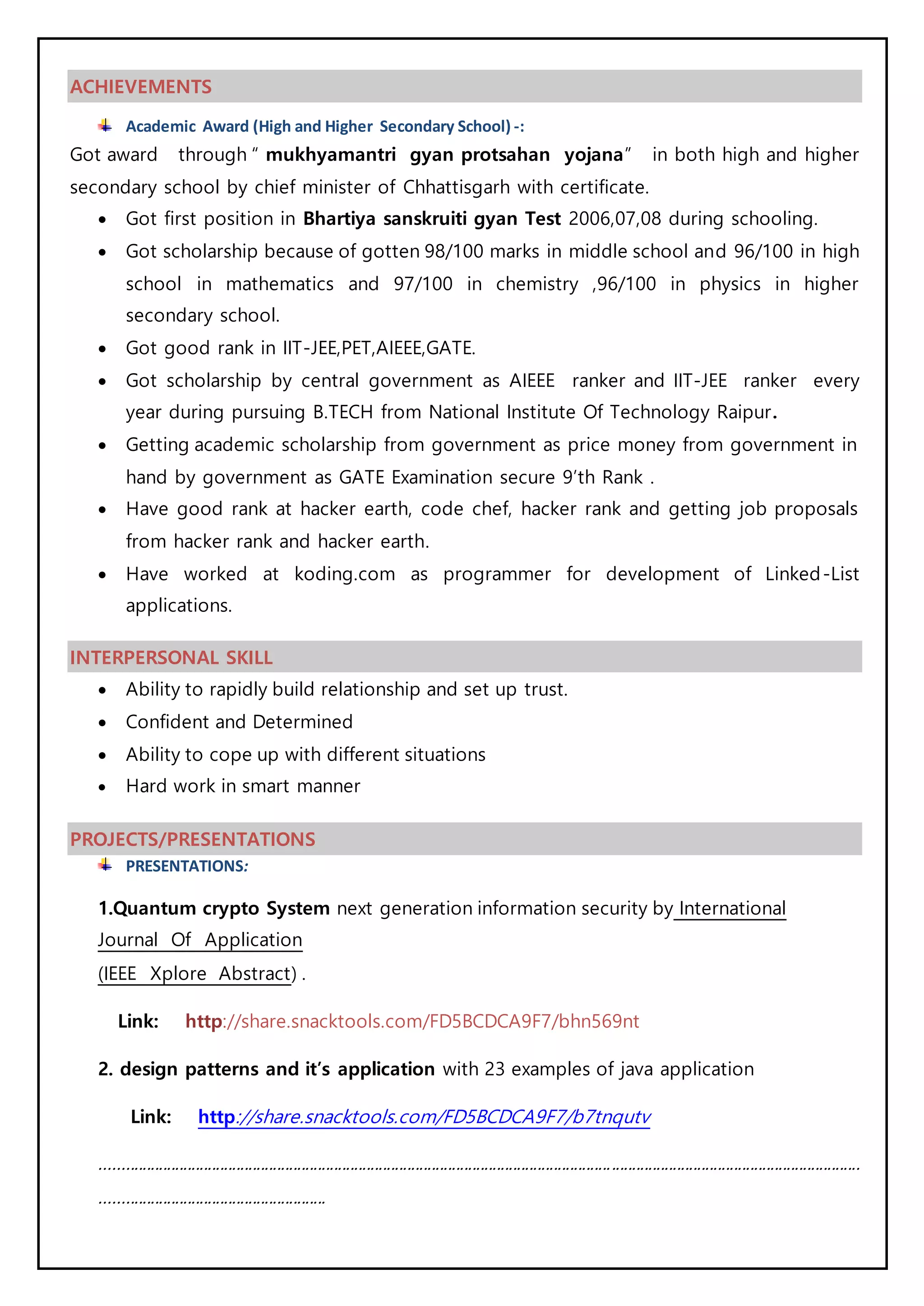 Gayatri resume | DOCX