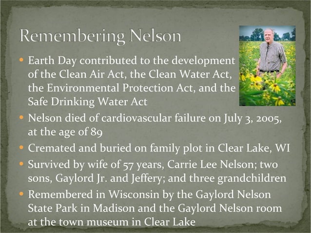 Gaylord nelson | PPT