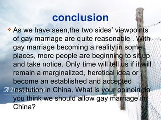 Gay marriage | PPT
