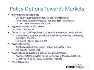 Martin Gaynor: "Inside the ‘Black Box’ of Health Care Spending Data?" 2 ...