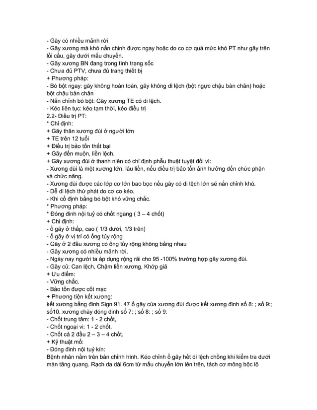 GÃY THÂN XƯƠNG ĐÙI | PDF