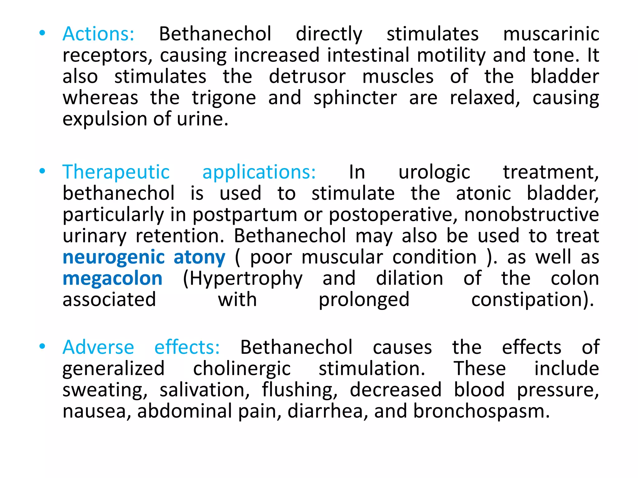 parasympathomimetics drugs | PPTX