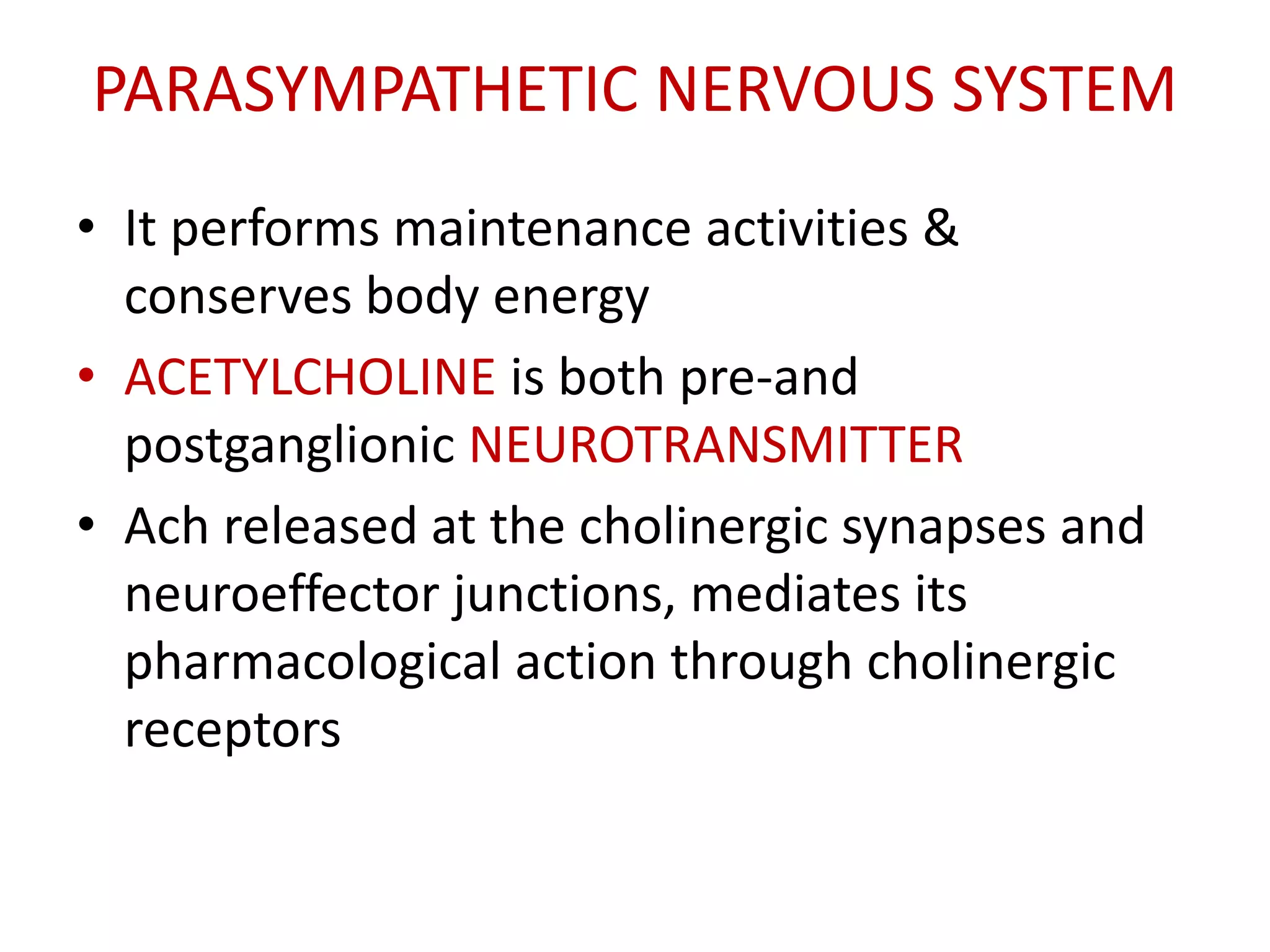 parasympathomimetics drugs | PPTX
