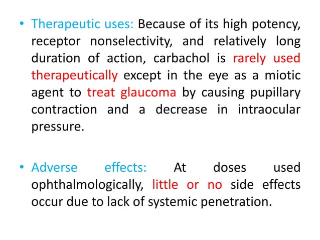 parasympathomimetics drugs | PPTX
