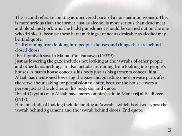 Lowering the Gaze | PPT