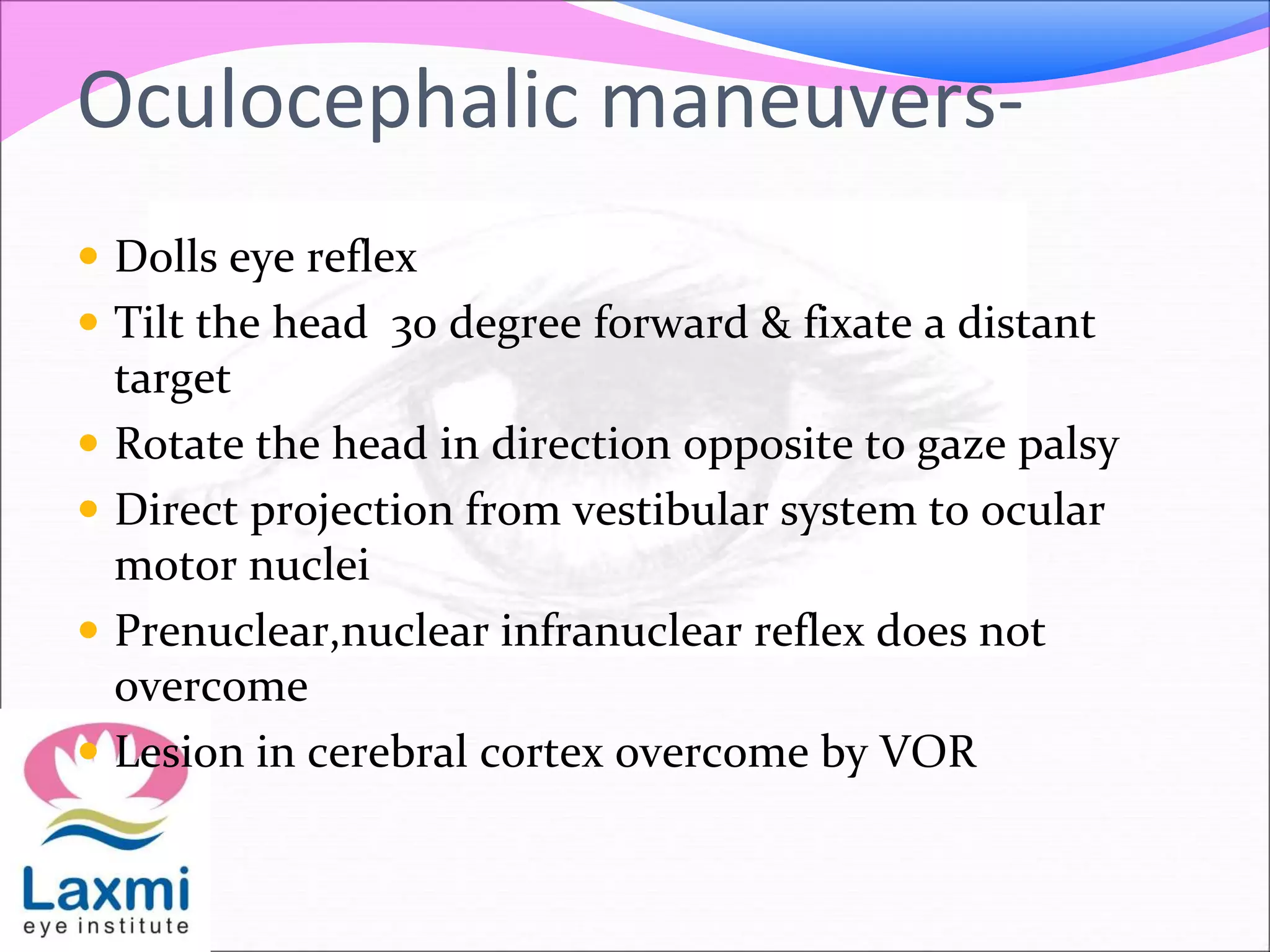Gaze palsy | PPTX