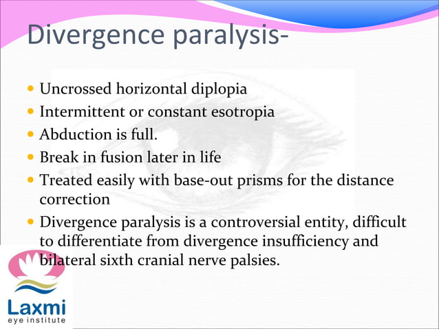 Gaze palsy | PPTX | Eye and Vision Conditions | Diseases and Conditions