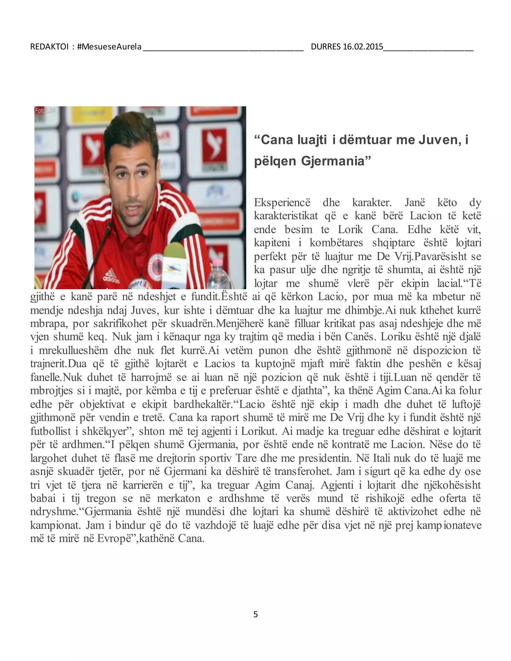 GAZETA SPORTIVE ....INFO SPORTIVE | DOCX